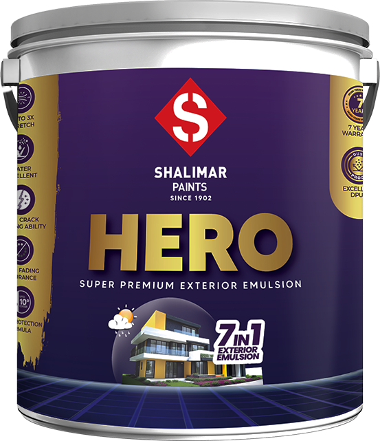 Hero Exterior Acrylic Emulsion | Exterior Emulsion | Shalimar Paints